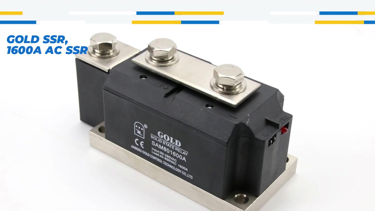 Single Phase Solid State Relay Manufacturer since 1992 | GOLD SSR Relay