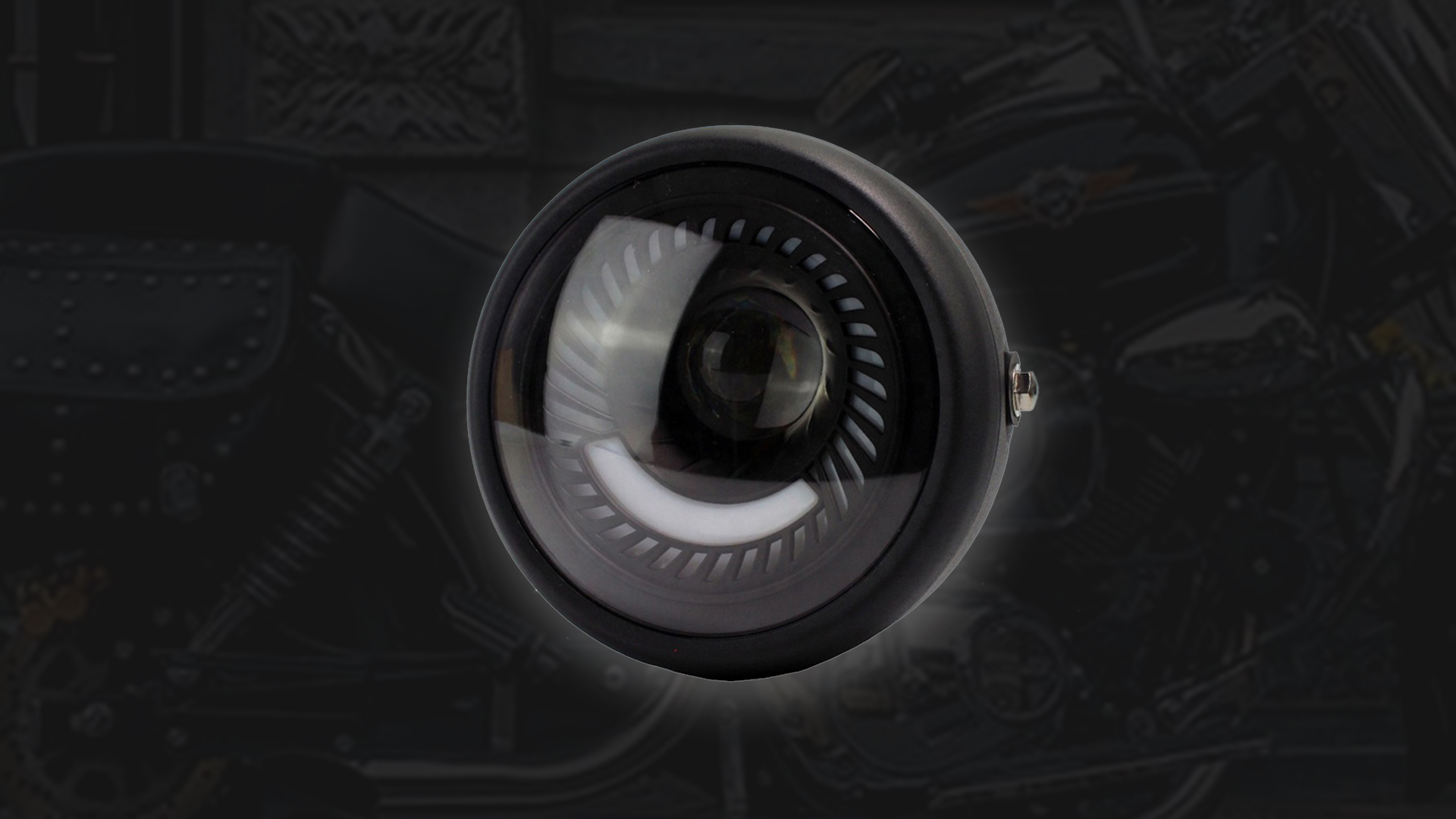 Classic Retro Headlight Motorbike Grill Headlights