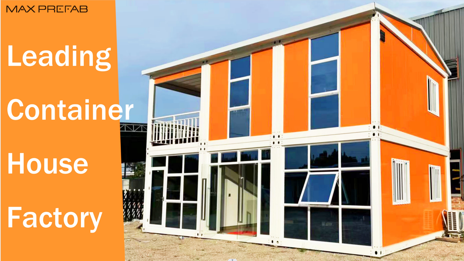 Flatpack container office building in China | Max Prefab