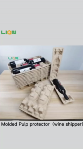 Lian Pack | Can you believe molded pulp wine shipper is stronge and ...