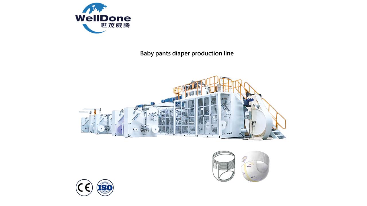 Full Servo High Speed Baby pants diaper production line Products | WELLDONE