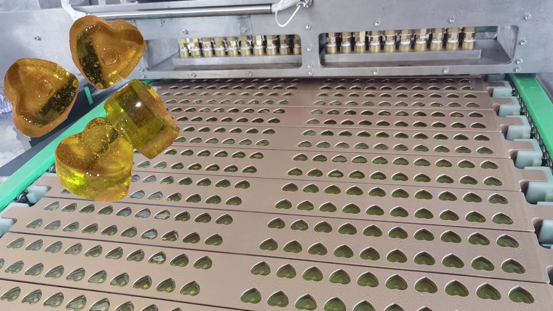 Heart Shape Gummy Candy Production Line GDQ300 | Yinrich Technology