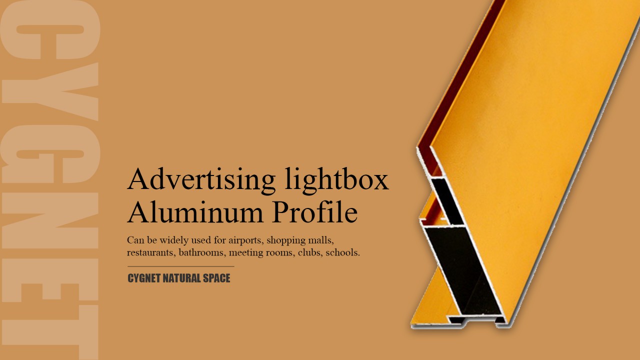 Custom Advertising Lightbox Aluminum Profile Suppliers | Cygnet