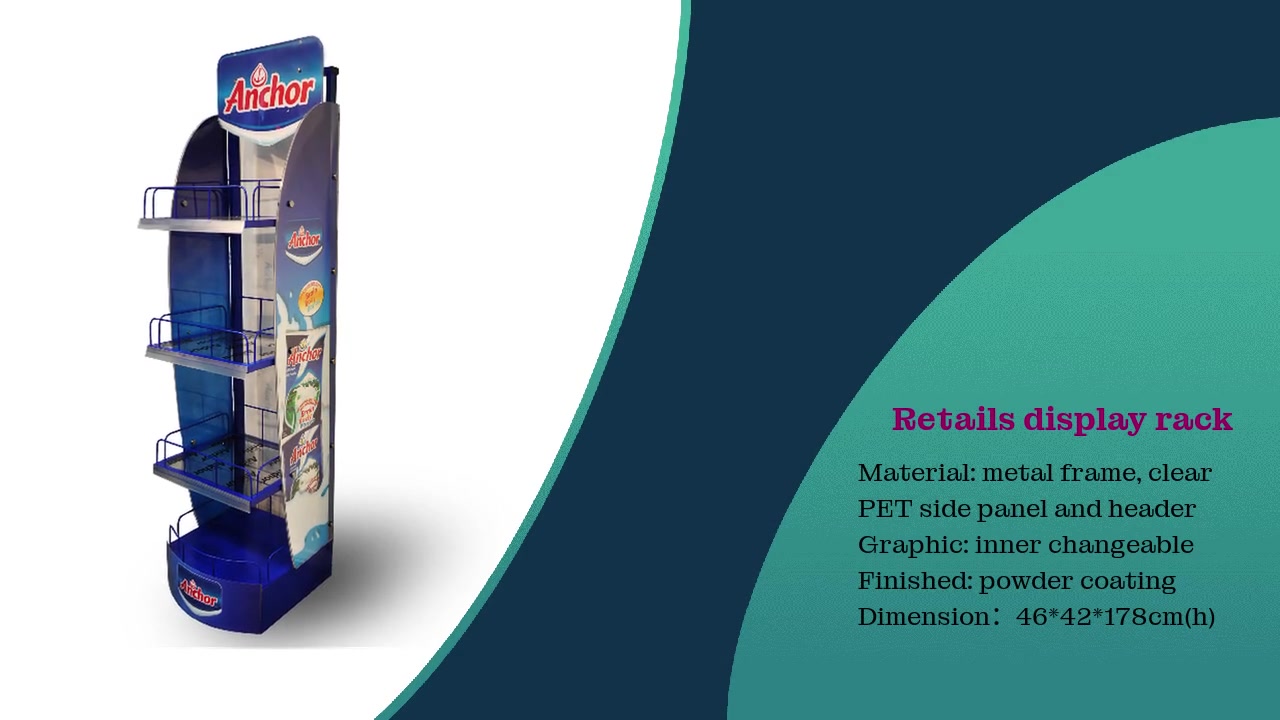 Premium Retail Display Stand – Versatile Shelving for Supermarkets ...