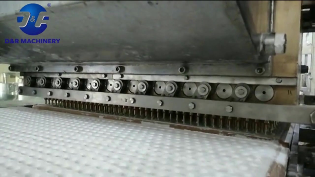 Starch mogul plant depositing video