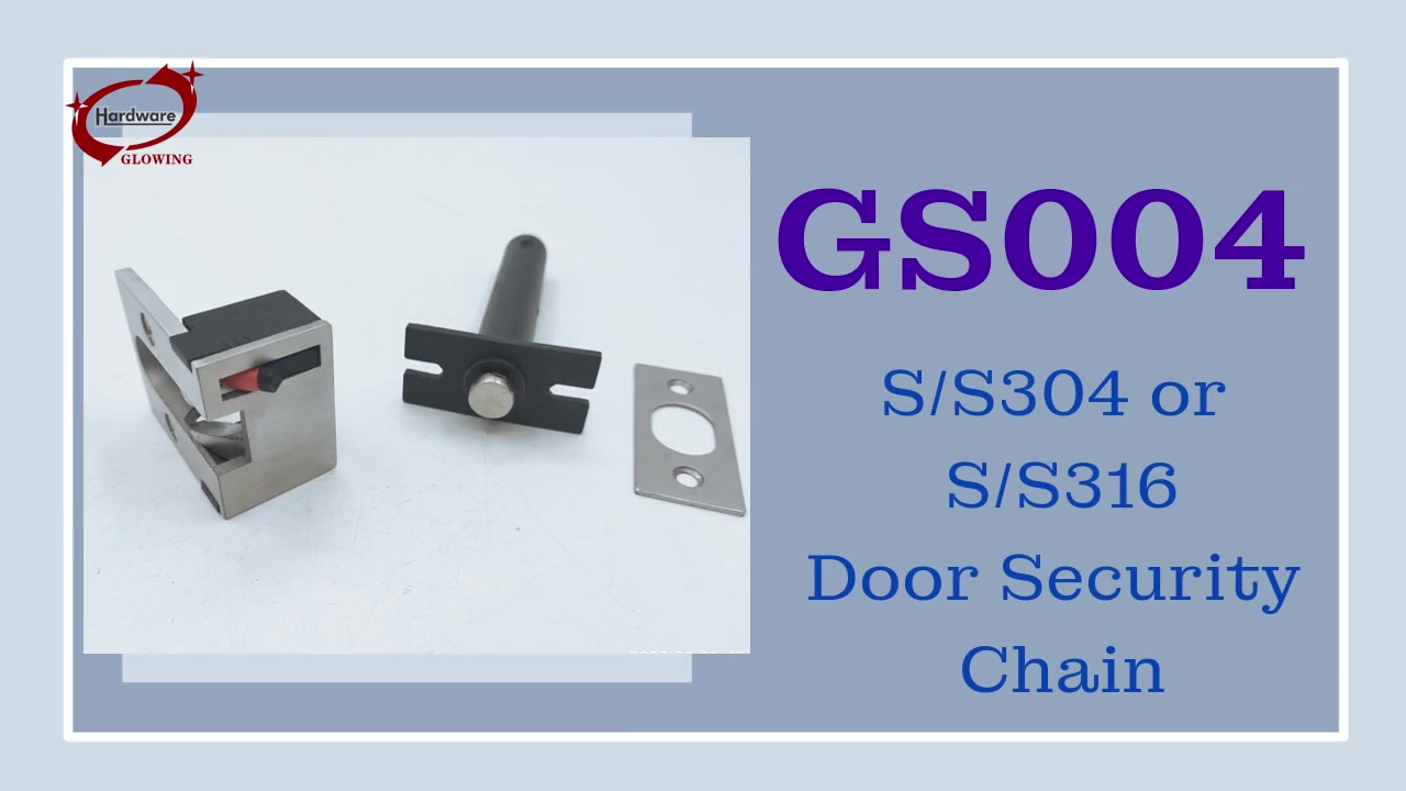 Glowing hardware stainless steel concealed door security chain GS004