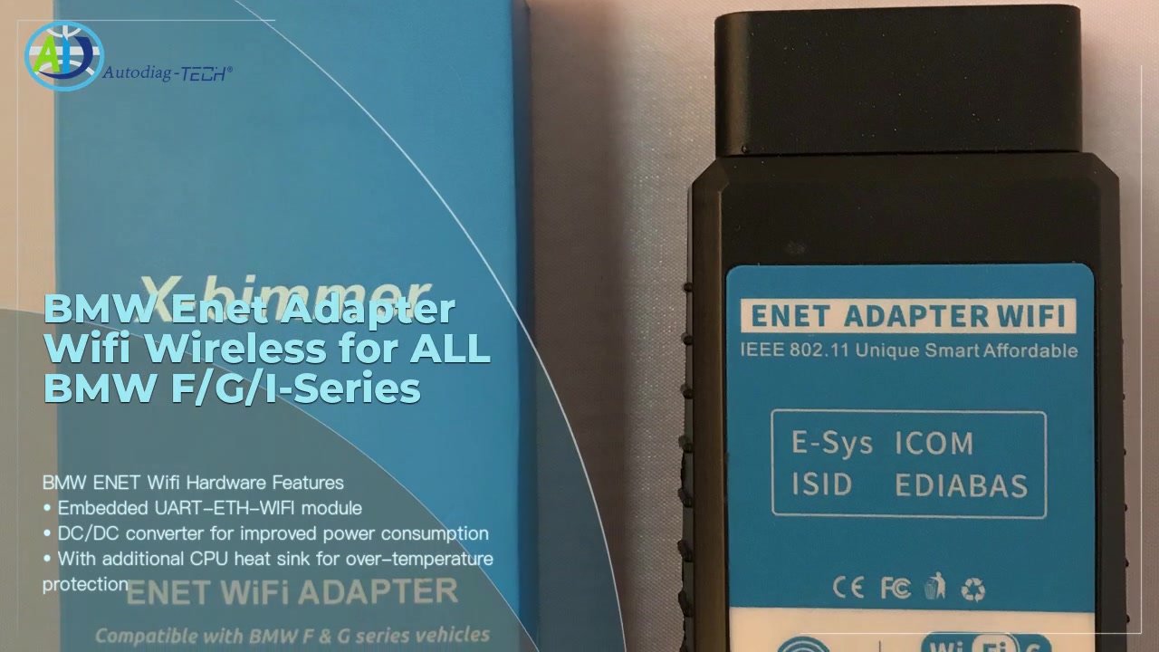 BMW Enet Adapter Wifi Wireless for ALL BMW F/G/I-Series -- Autodiag Technology | Autodiag Technology