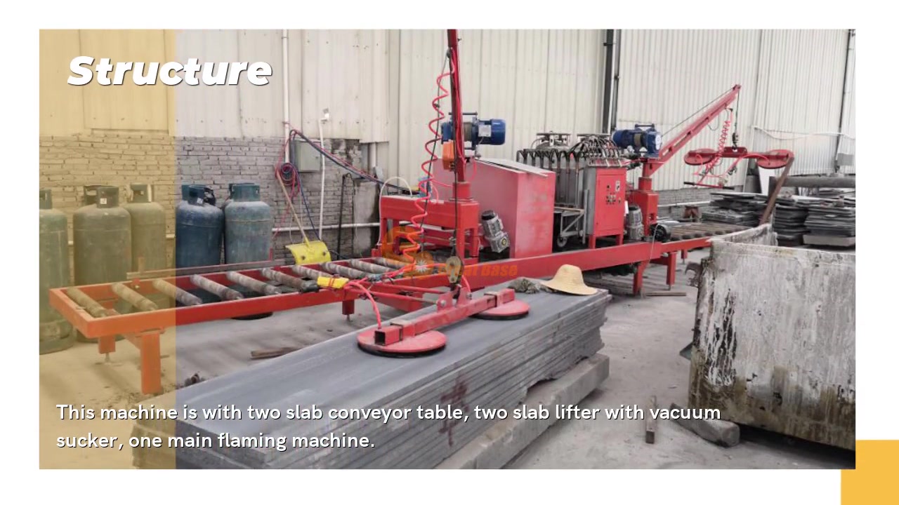 High Quality Stone Flaming Machine GBHS-800