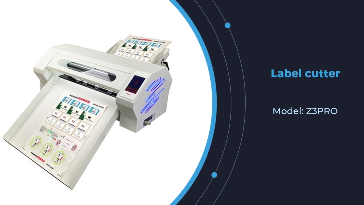 Factory Sale CCD Servo Motor Auto Paper Feeding Sticker Label Cutter ...