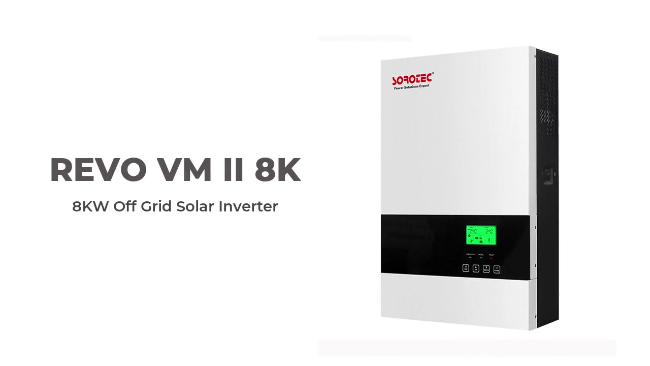 8KW Single Phase Off Grid Energy Solar Inverter REVO VM II Built-in Two ...