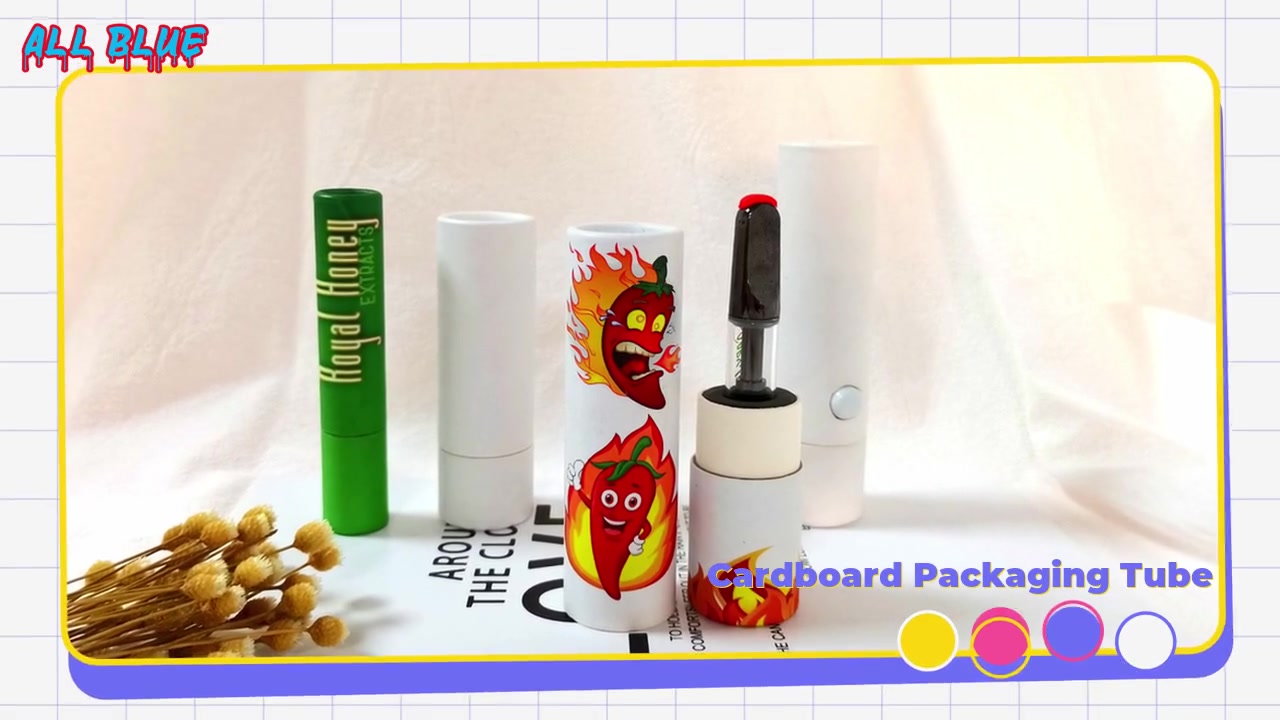 Customized printing cardboard tube vape packaging for packaging ...