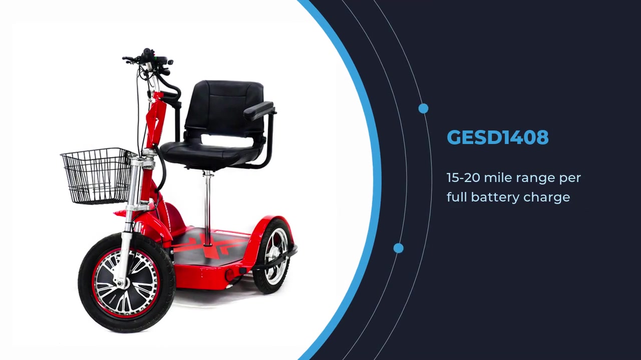 Powerful Heavyduty Three Wheel Mobility Scooter for assisting Indoor ...