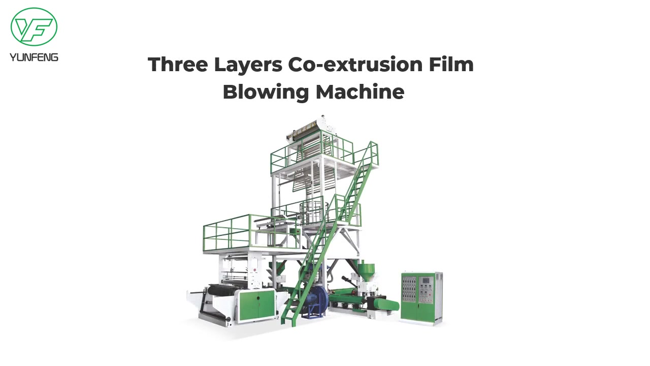 Three Layers Co-extrusion Film Blowing Machine