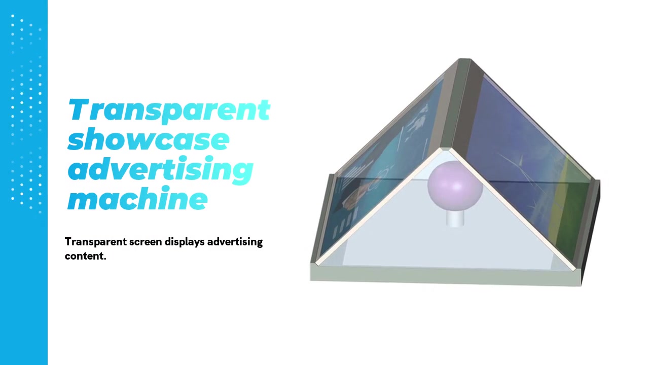 Wholesale Transparent Showcase Advertising Machine Digital Signage ...