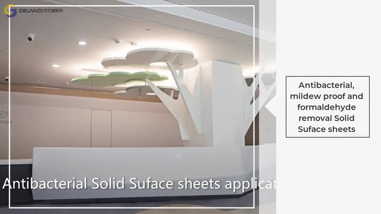 GELANDY - High-quality Solid Surface Sheets Antibacterial, Mildew Proof ...
