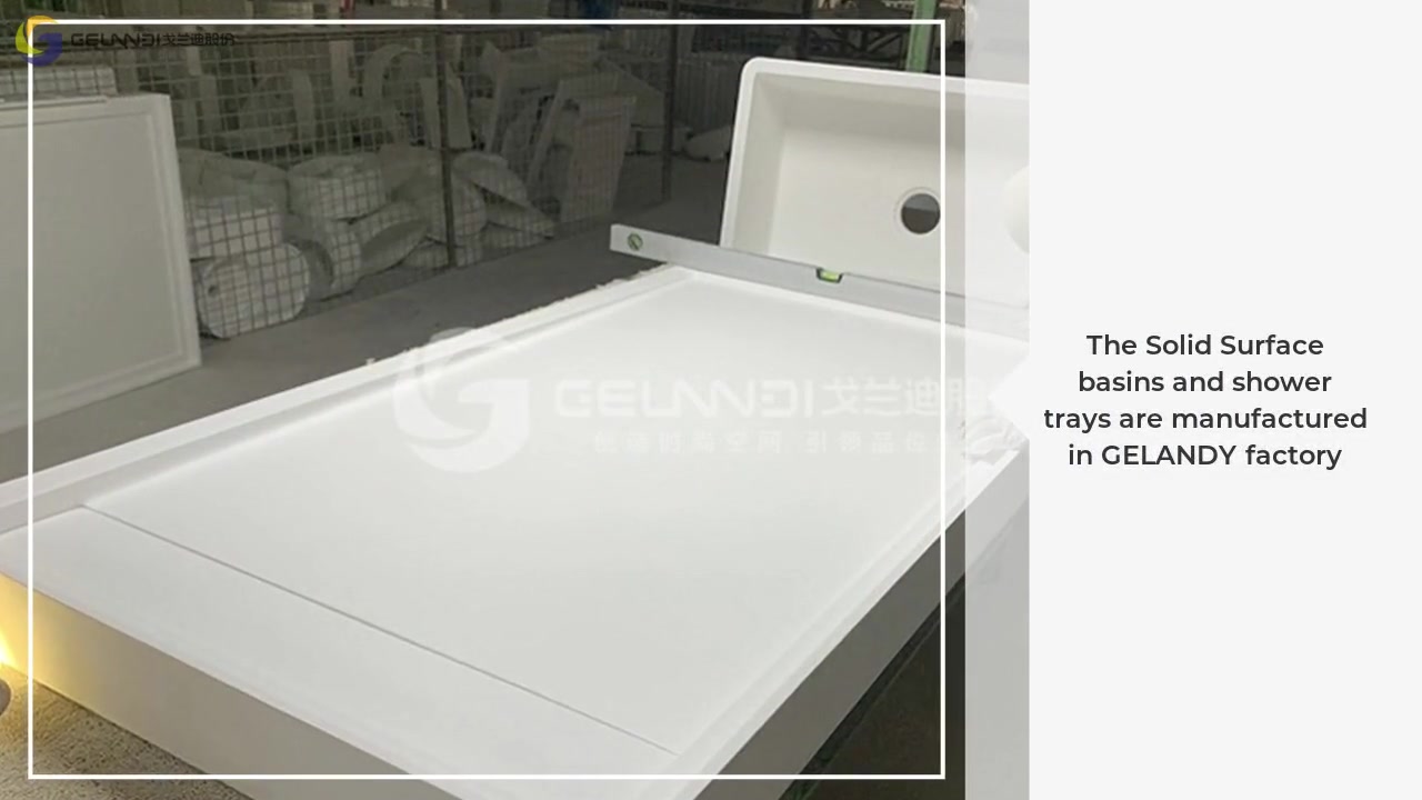 8 Containers of Solid Surface Bathroom Products Exported to the US and Canada | GELANDY