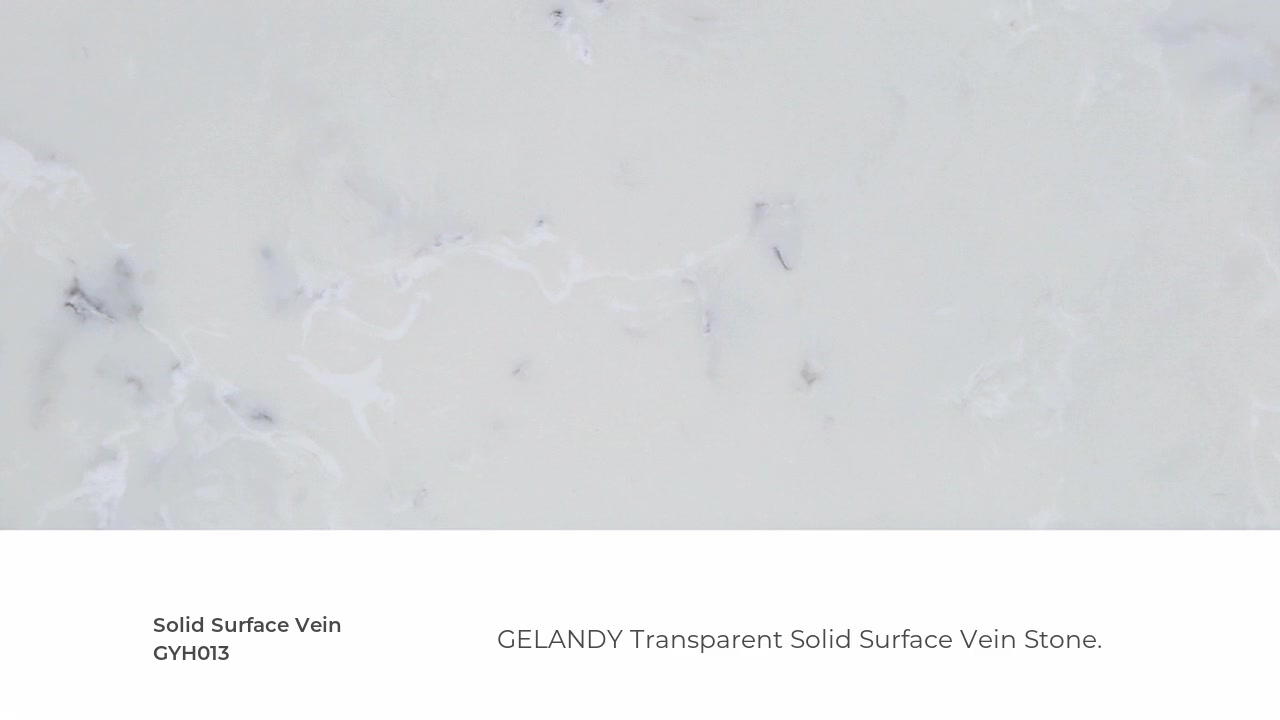 Quality Transparent Acrylic Solid Surface Vein Stone Factory-GELANDY ...