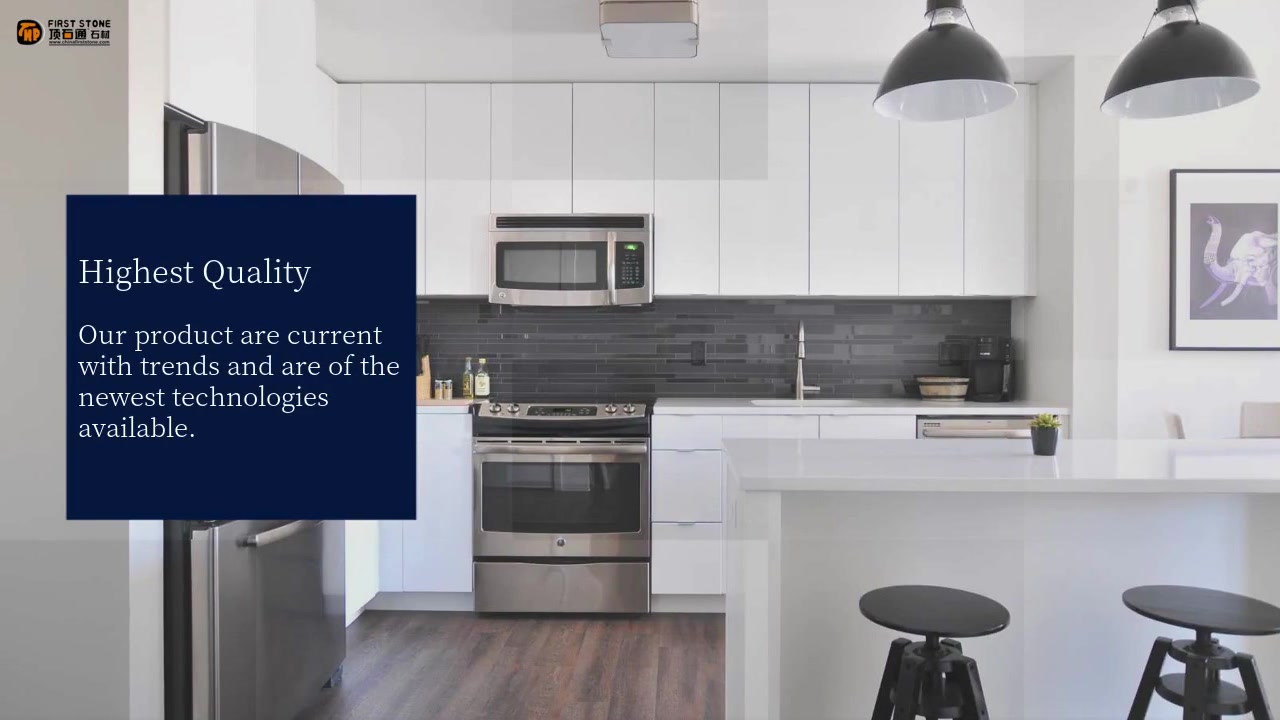 Professional Quartz Countertop Factory Products | First Stone manufacturers