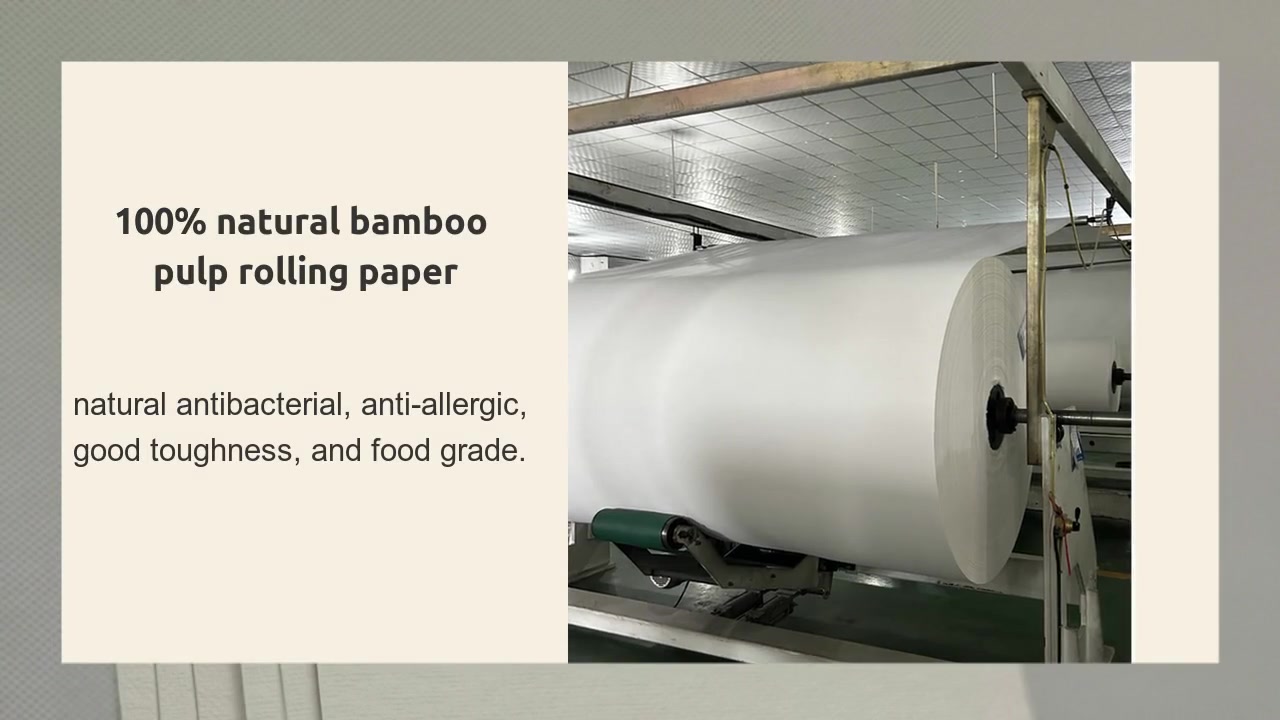 100% natural bamboo pulp large paper roll manufacturers&supplier-QY ...