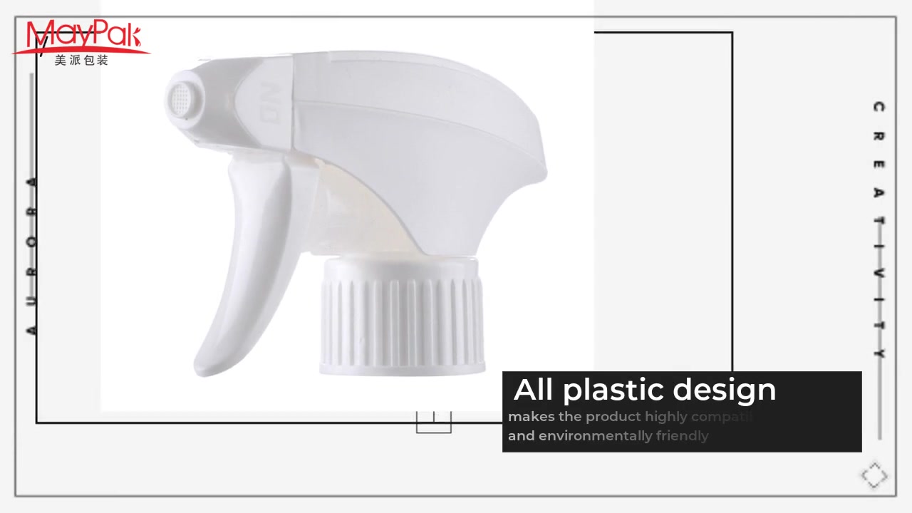 Plastic Trigger Sprayers White Color 28 400 28 410 Trigger Sprayer For ...