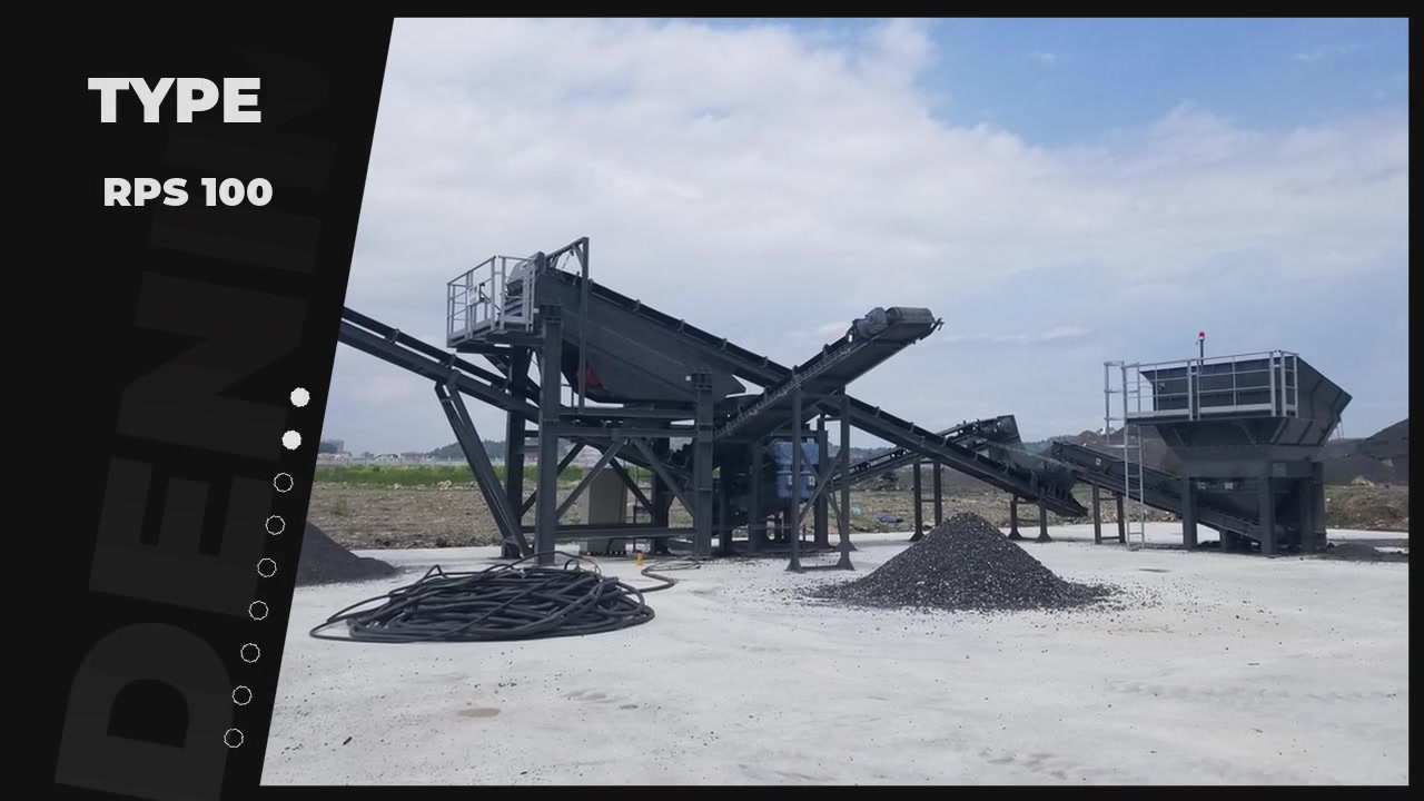 RAP roller crushing and screening equipment