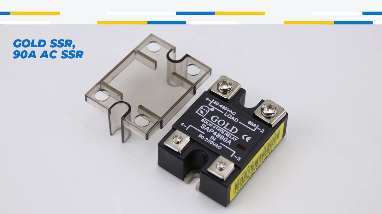 High-quality 90A AC Solid State Relay | GOLD SSR Relay