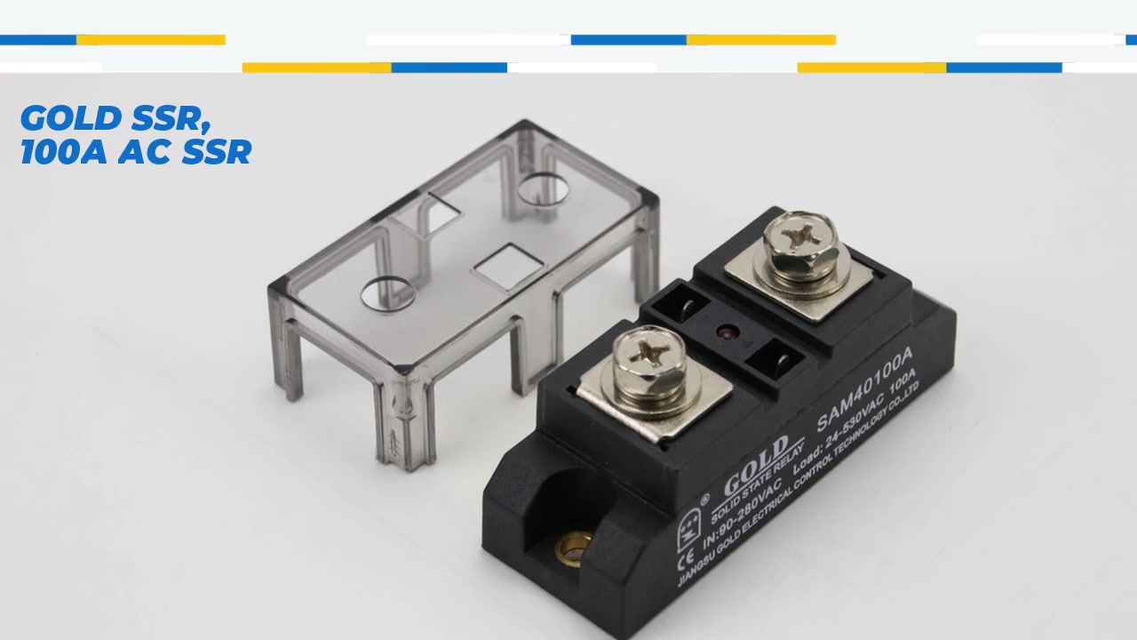 UL certified SSR, GOLD SSR, 25A AC SSR, DC control AC solid state relay ...
