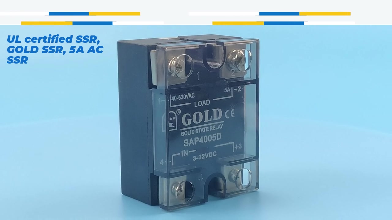SAP4005D, 5A AC SSR | GOLD