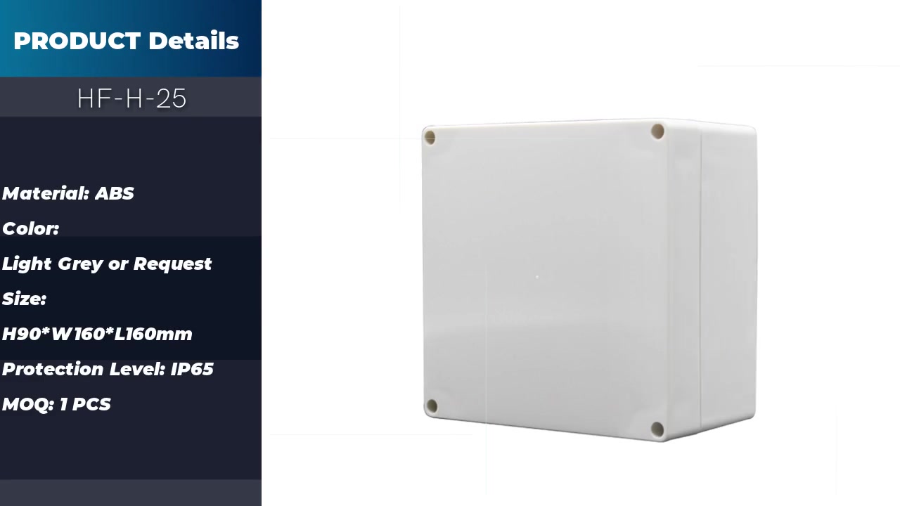 IP 65 waterproof box plastic PCB junction box
