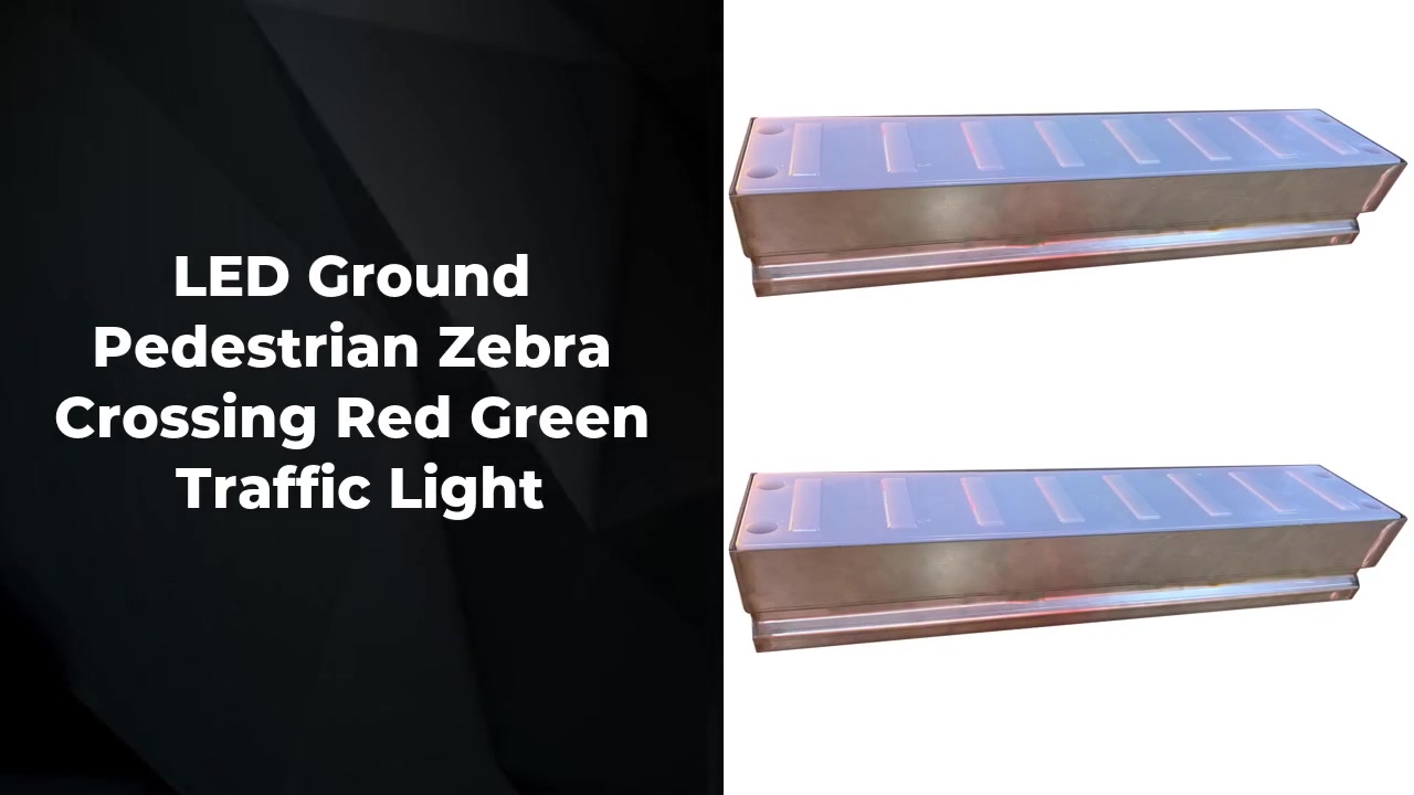 High Quality LED Ground Pedestrian Zebra Crossing Red Green Traffic ...