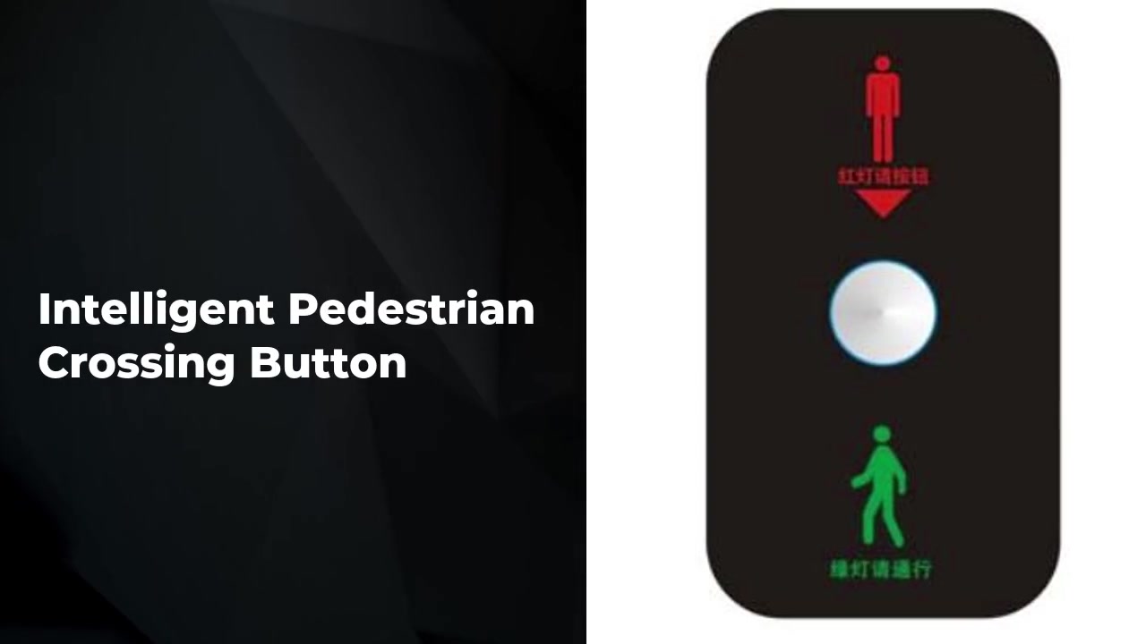 Customized Intelligent Pedestrian Crossing Button | BBM Traffic Light ...