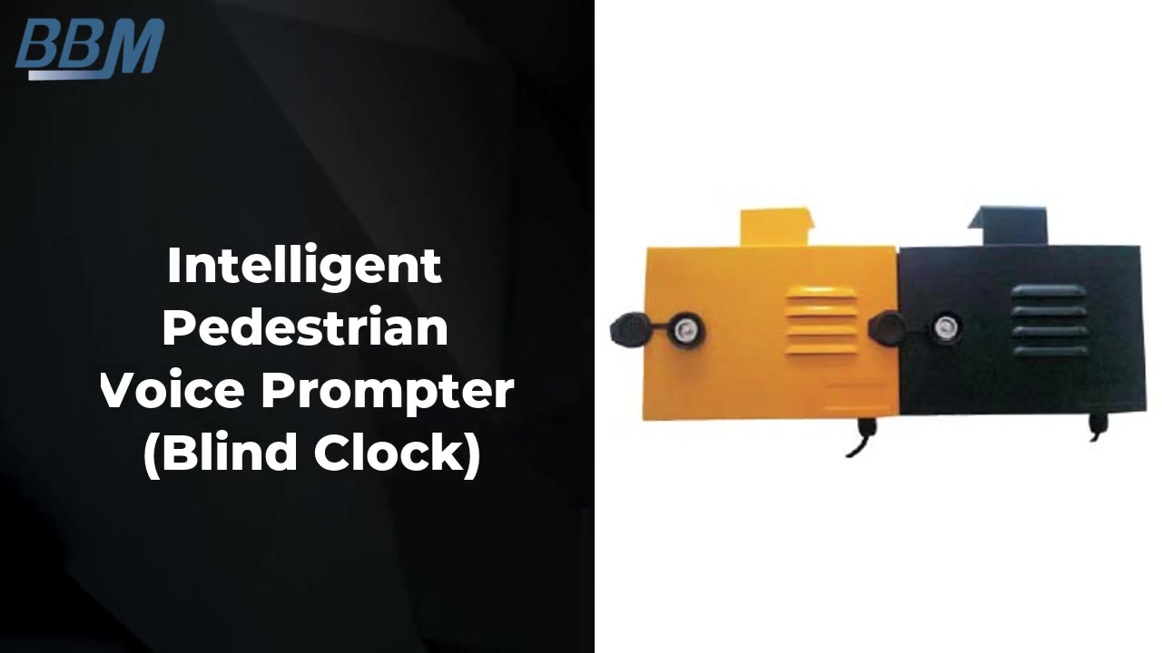 Quality Intelligent Pedestrian Voice Prompter (Blind Clock ...