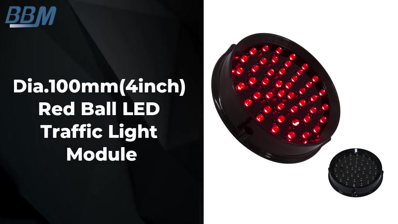 Best Dia.300mm Red High Flux Pedestrian LED Traffic Light Module ...