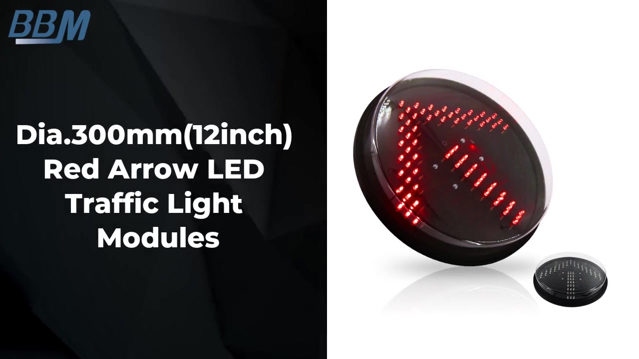 Best Dia.300mm(12inch) Red Arrow LED Traffic Light Modules Company ...