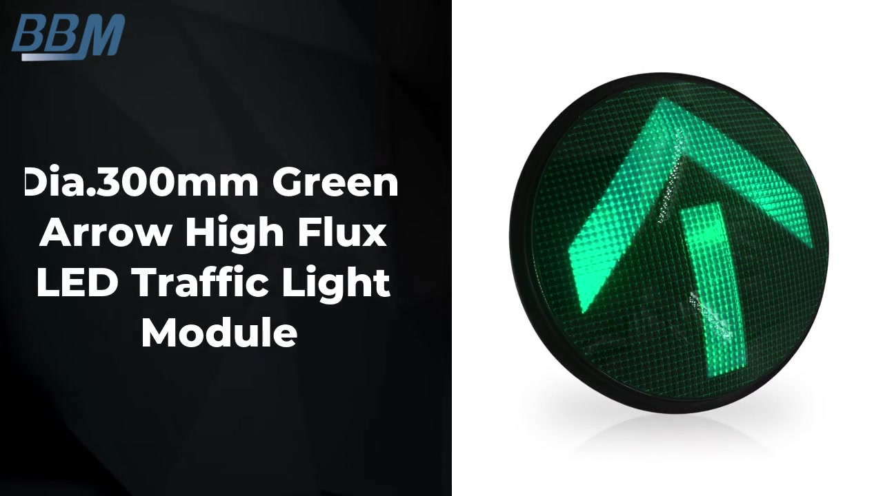 Best Dia.300mm Green Arrow High Flux LED Traffic Light Module Company ...