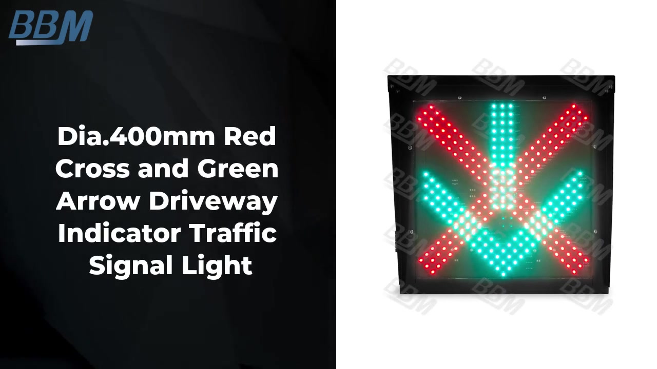 Best Dia.400mm Red Cross and Green Arrow Driveway Indicator Traffic ...